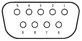 DB9-F pinout - sensors