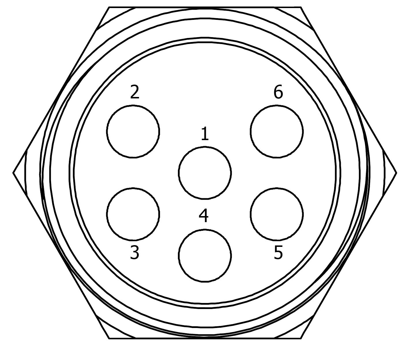 MCBH-6-FS pinout (RS-232) - RBRconcerto³, RBRmaestro³